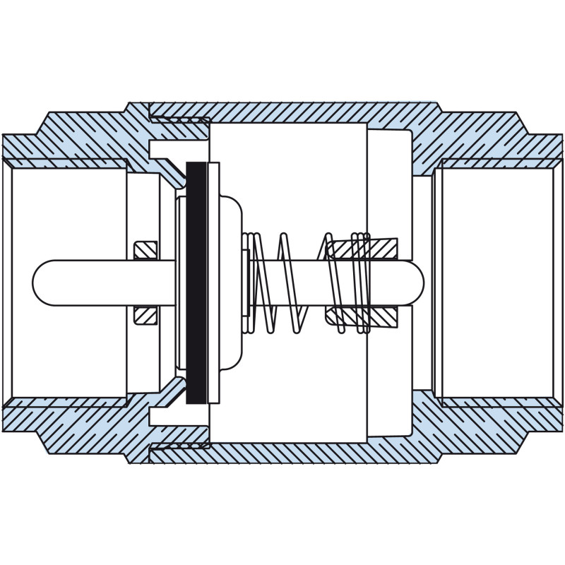 Brass spring check valve europa